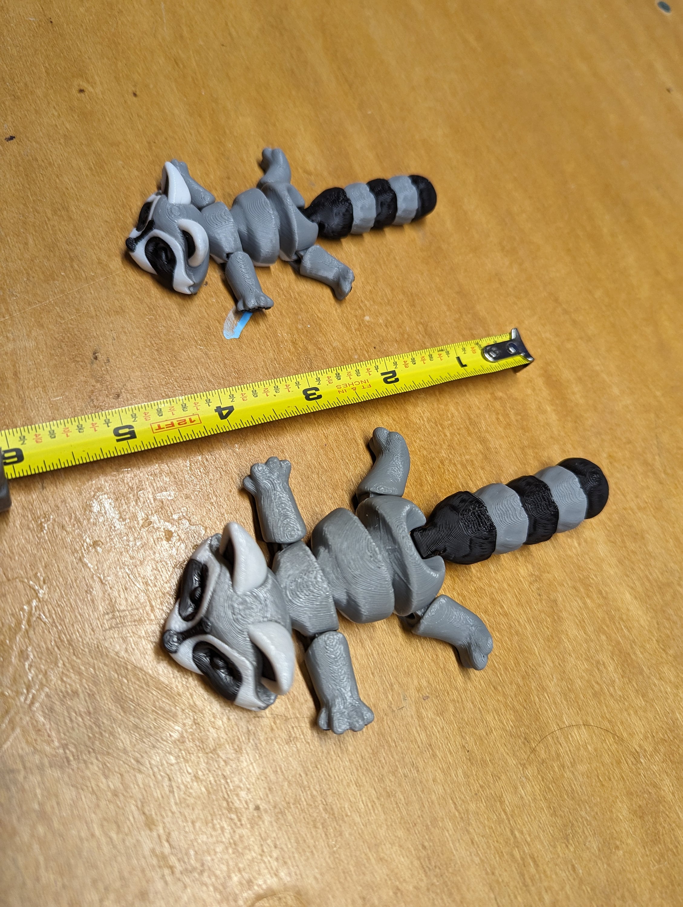 Extra Chunky 3D Printed Articulating Raccoon!!!! - Etsy