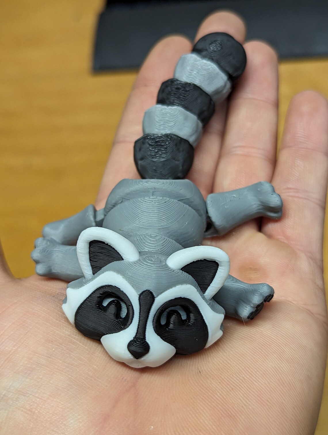 Extra Chunky 3D Printed Articulating Raccoon!!!! - Etsy