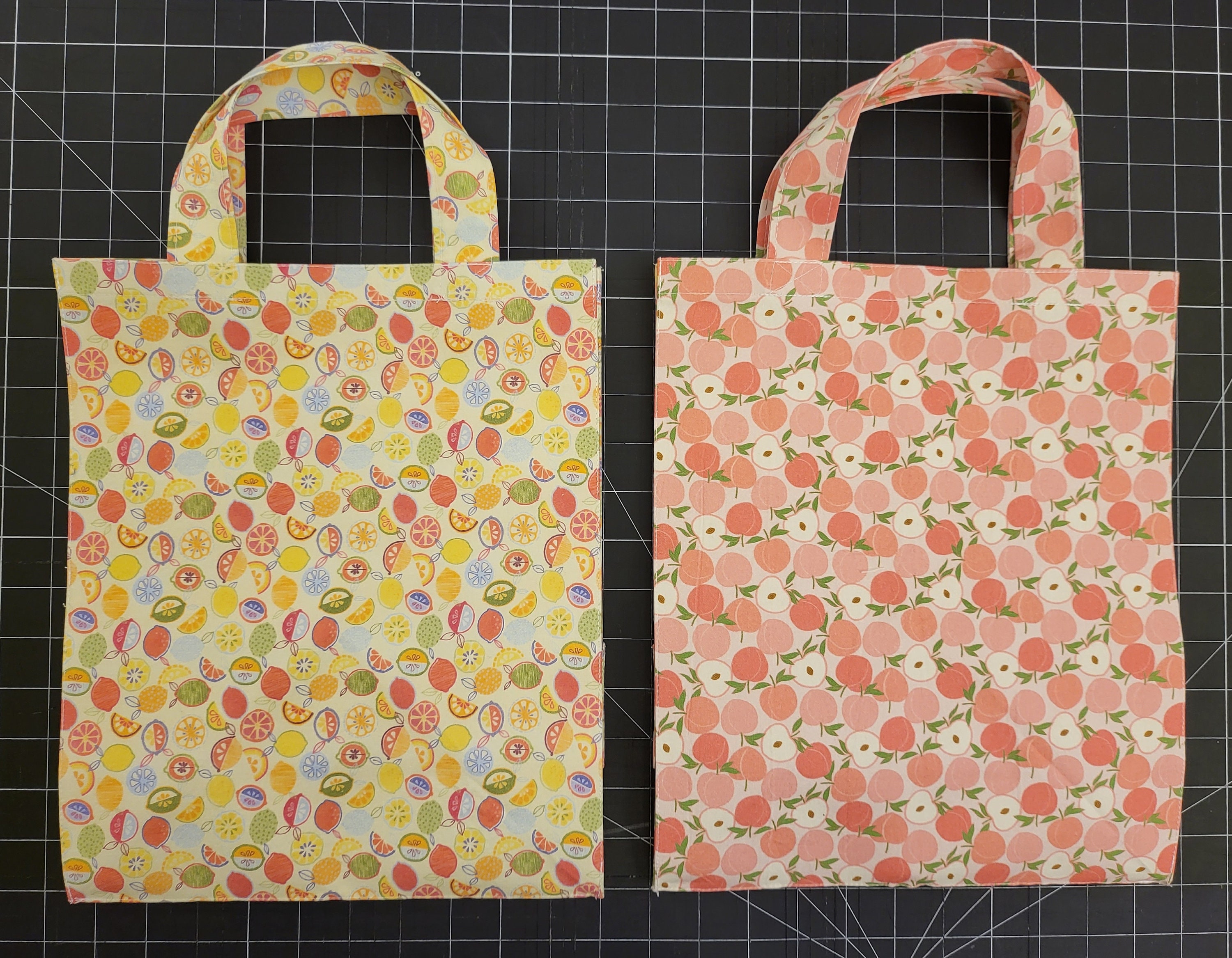 Grocery Shopping Totes Fruit Patterns - Etsy