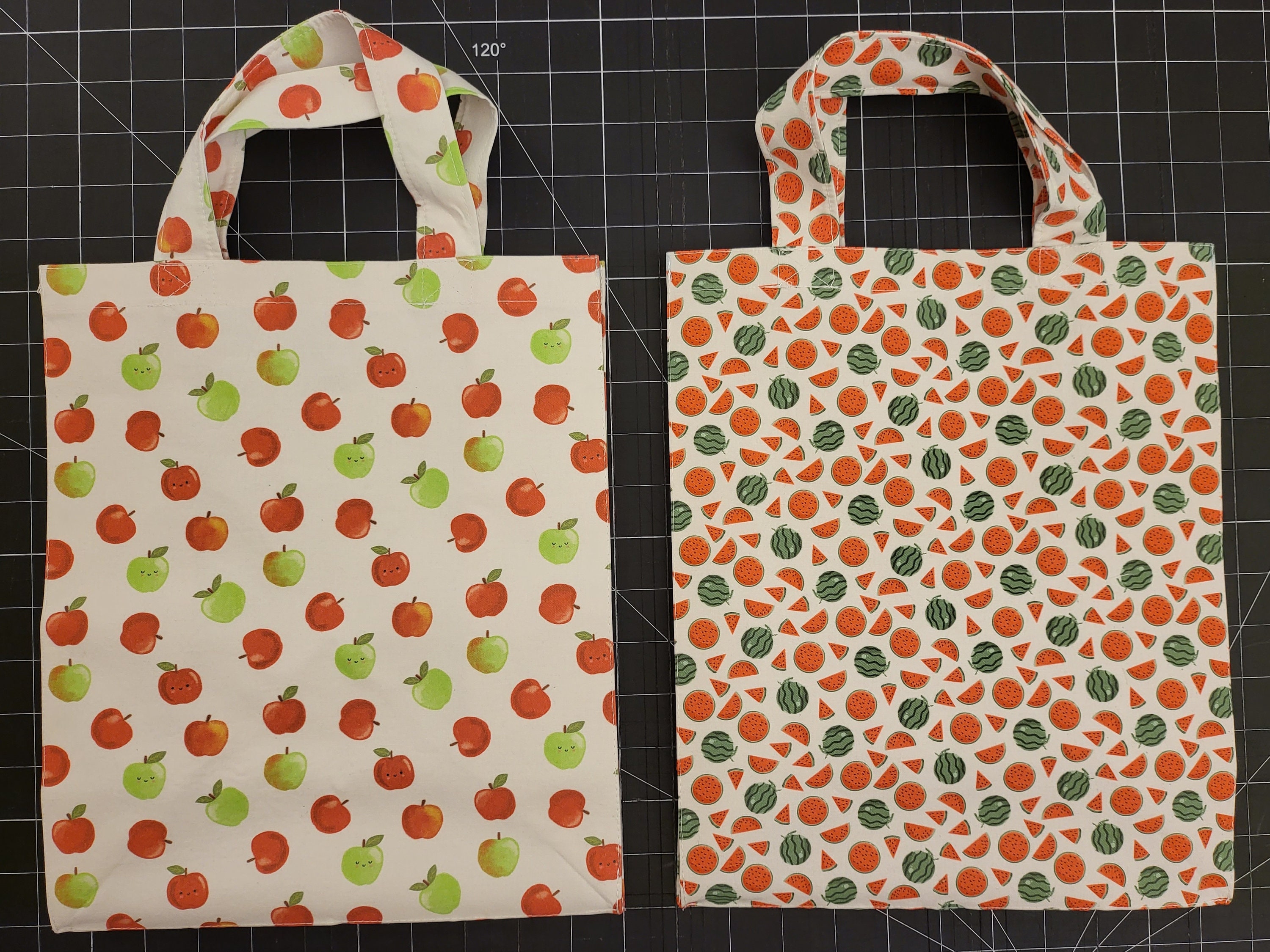 Grocery Shopping Totes Fruit Patterns - Etsy