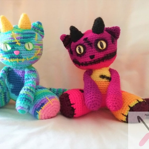 Demon Cat - Etsy