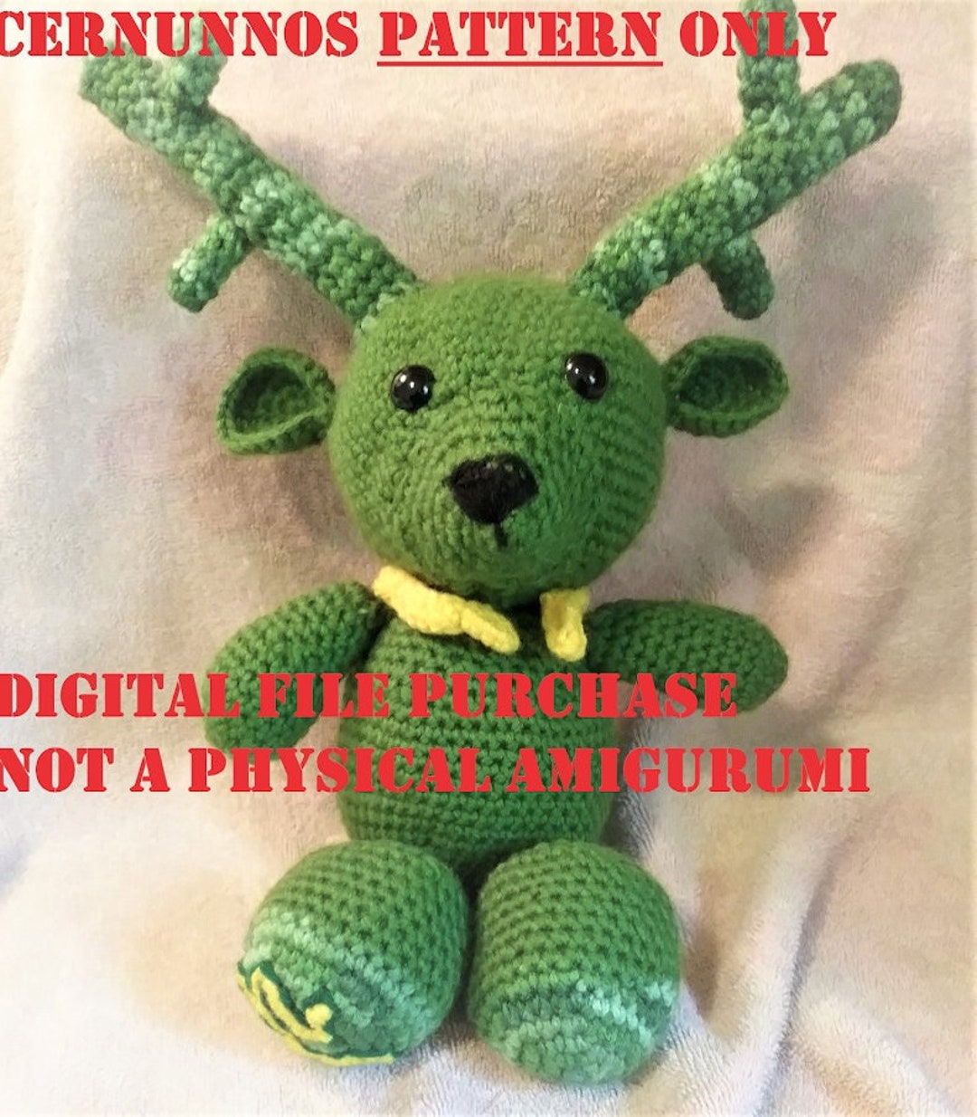 Cernunnos Crochet Pattern, Horned God, Herne, Pagan, Yarn Art, Wicca ...