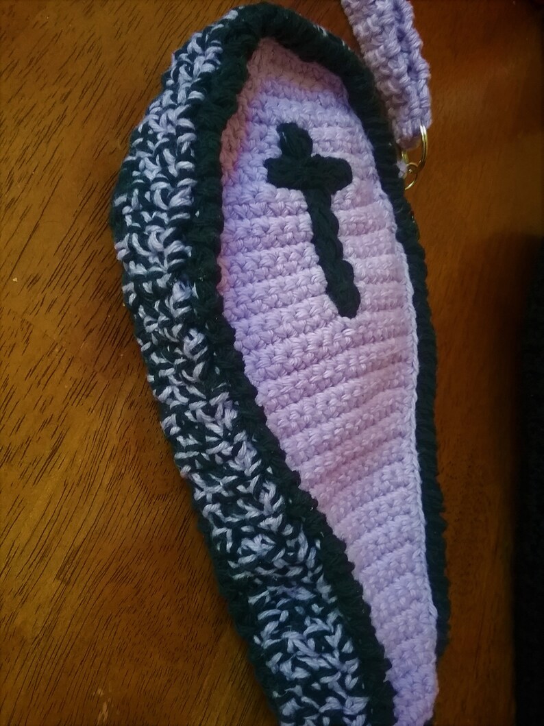 Countess Coffin Wristlet Crochet Pattern Coffin Crochet - Etsy