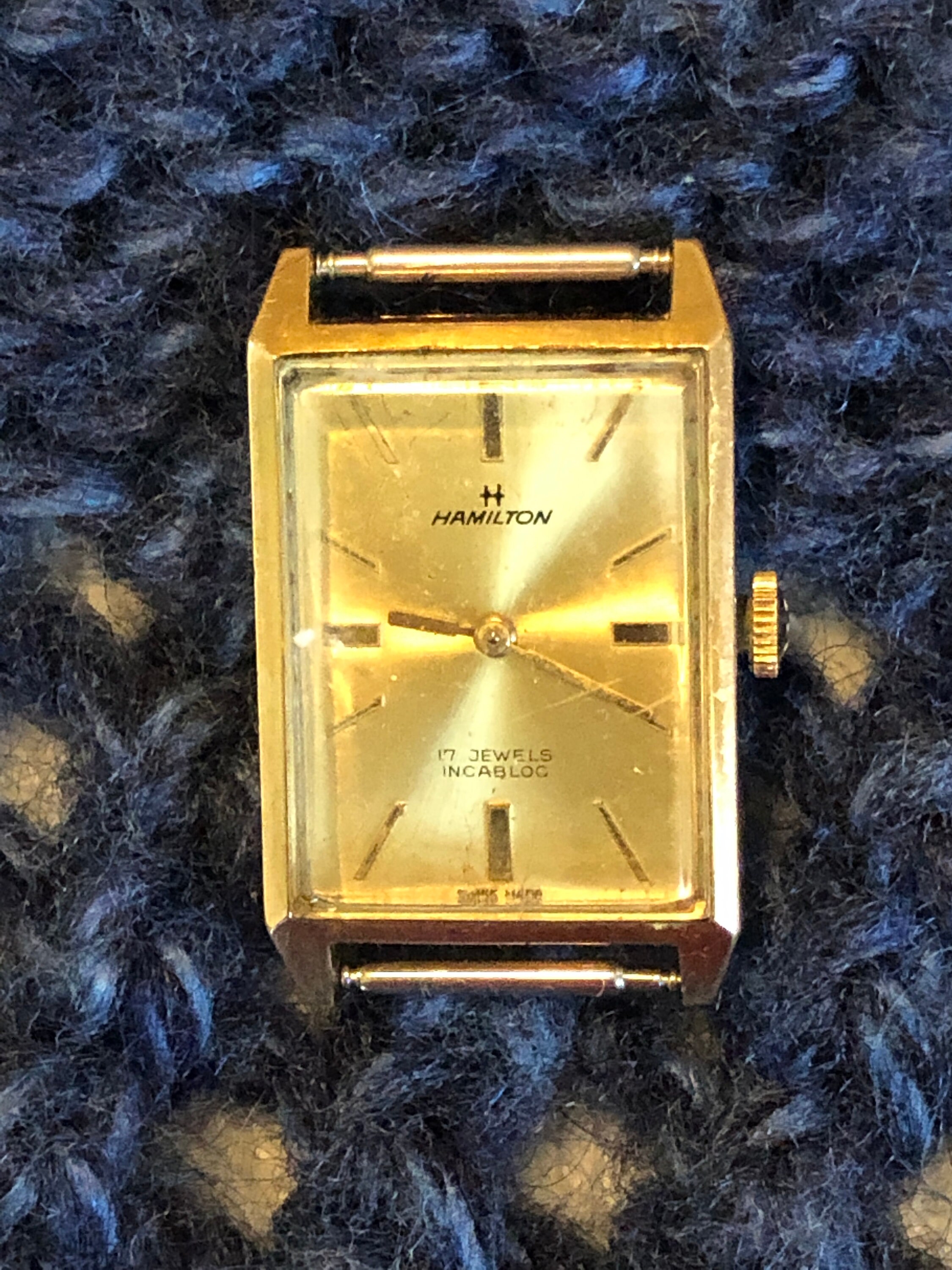 Hamilton Electric Pacer 505 Triangle Watch 1960 S for sale | Only 3 ...
