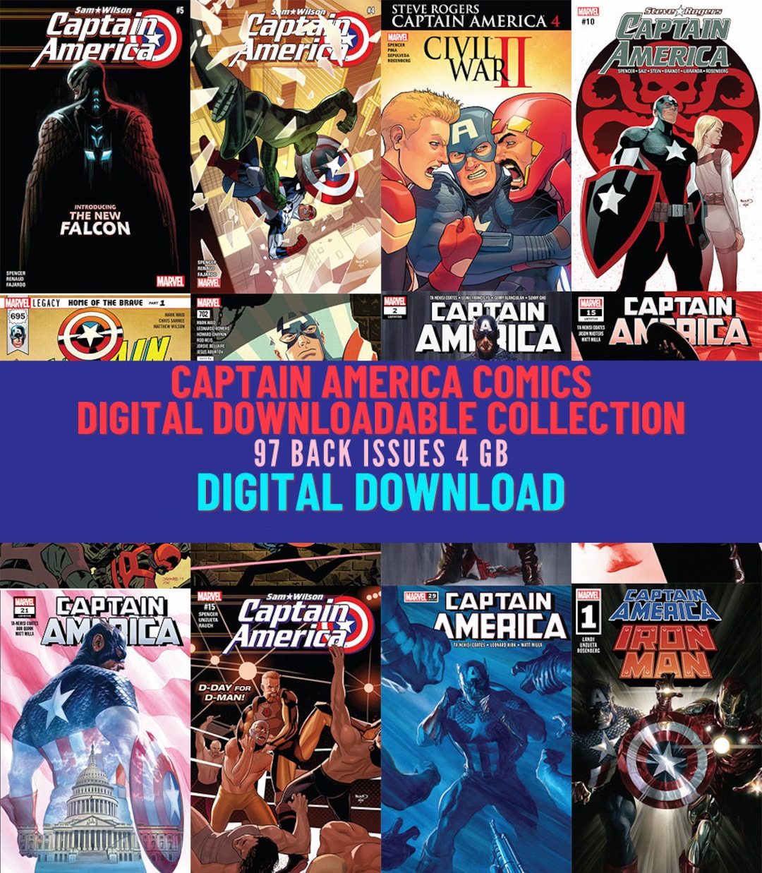 Digital Downloadable Comics Collection. Popular Superhero. World Comics ...