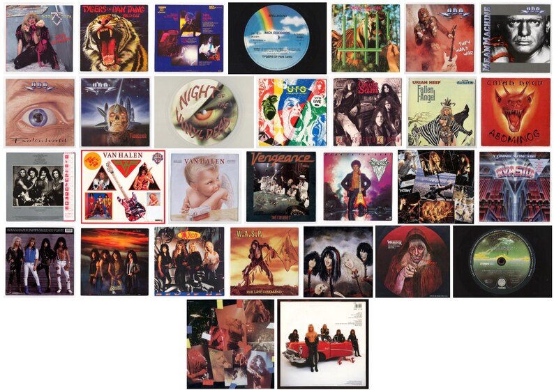 Large Collection of Music Vinyl Disk Covers Posters High-resolution Jpg ...