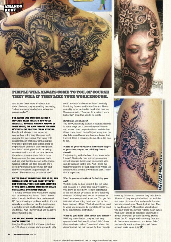 Tattoo Culture, Art, Designs, Techniques, Articles, Advertisements ...