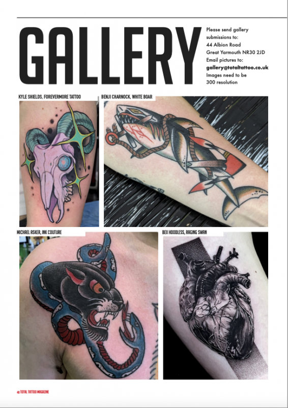 Total Tattoo Digital Downloadable Magazine Collection. Tattoo Articles ...