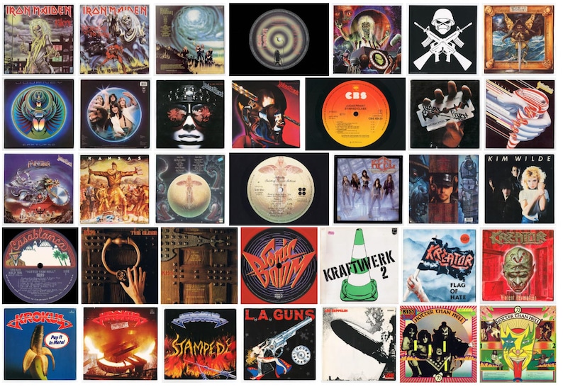 Large Collection of Music Vinyl Disk Covers Posters High-resolution Jpg ...