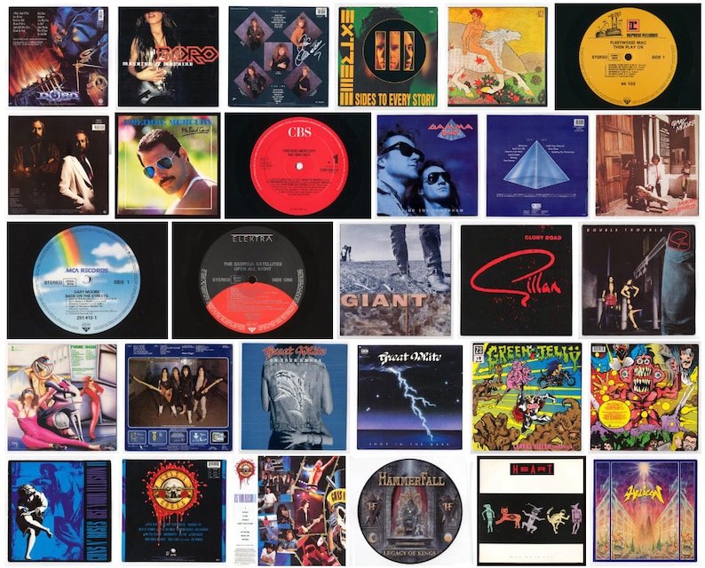 Large Collection of Music Vinyl Disk Covers Posters High-resolution Jpg ...