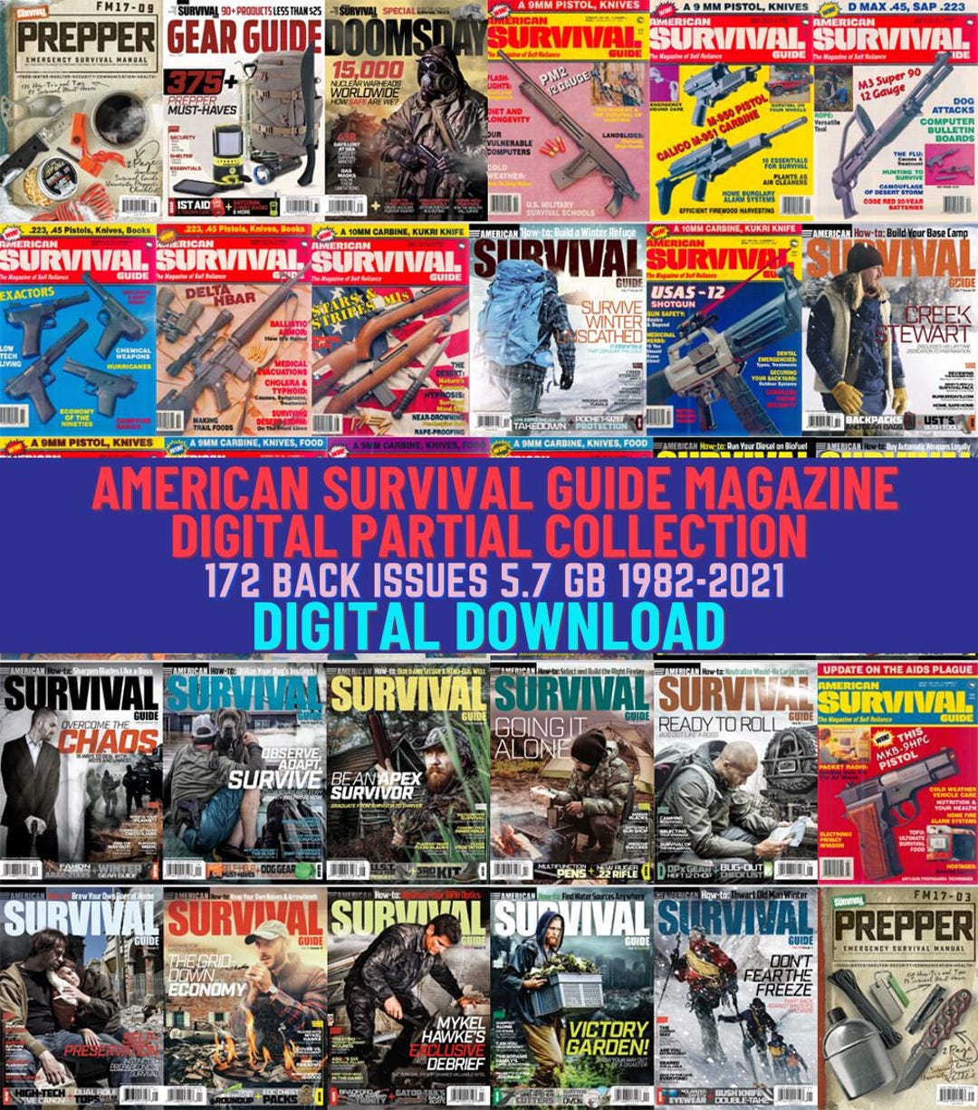Download Survival Guide Magazine Partial Digital Collection. Learn From ...
