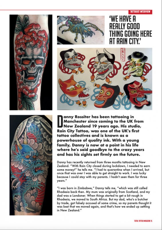 Total Tattoo Digital Downloadable Magazine Collection. Tattoo Articles ...
