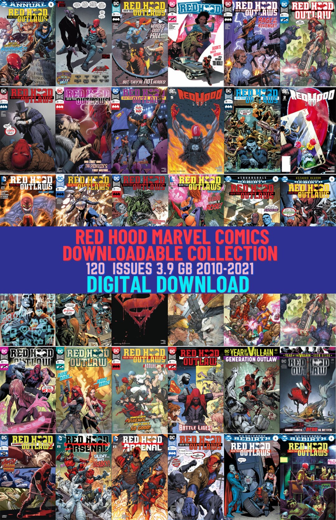 Digital Downloadable Comics Collection. Popular Superhero. World Comics ...