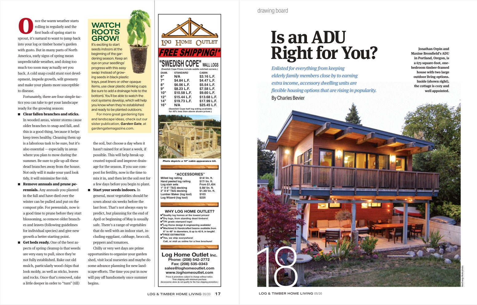 Living in Log Timber House. Download Digital Magazine Collection. Log ...