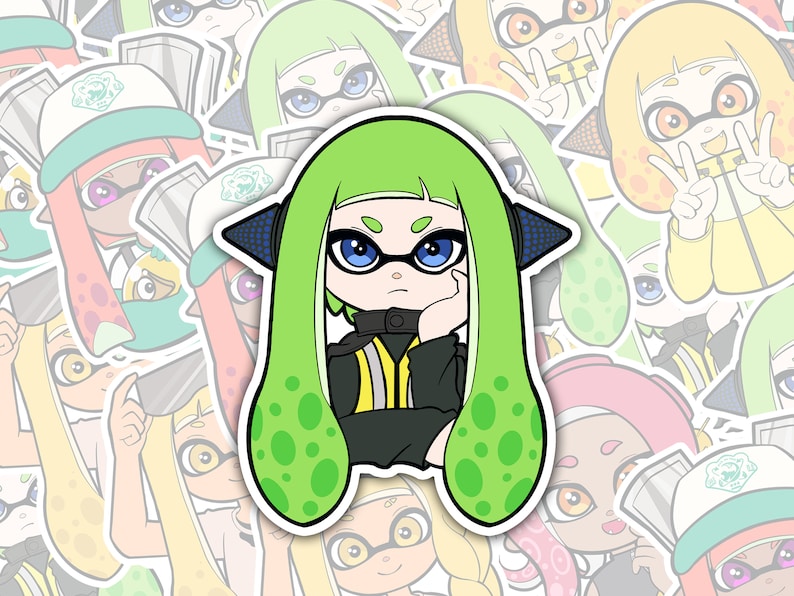 Splatoon Stickers | Agents - Etsy