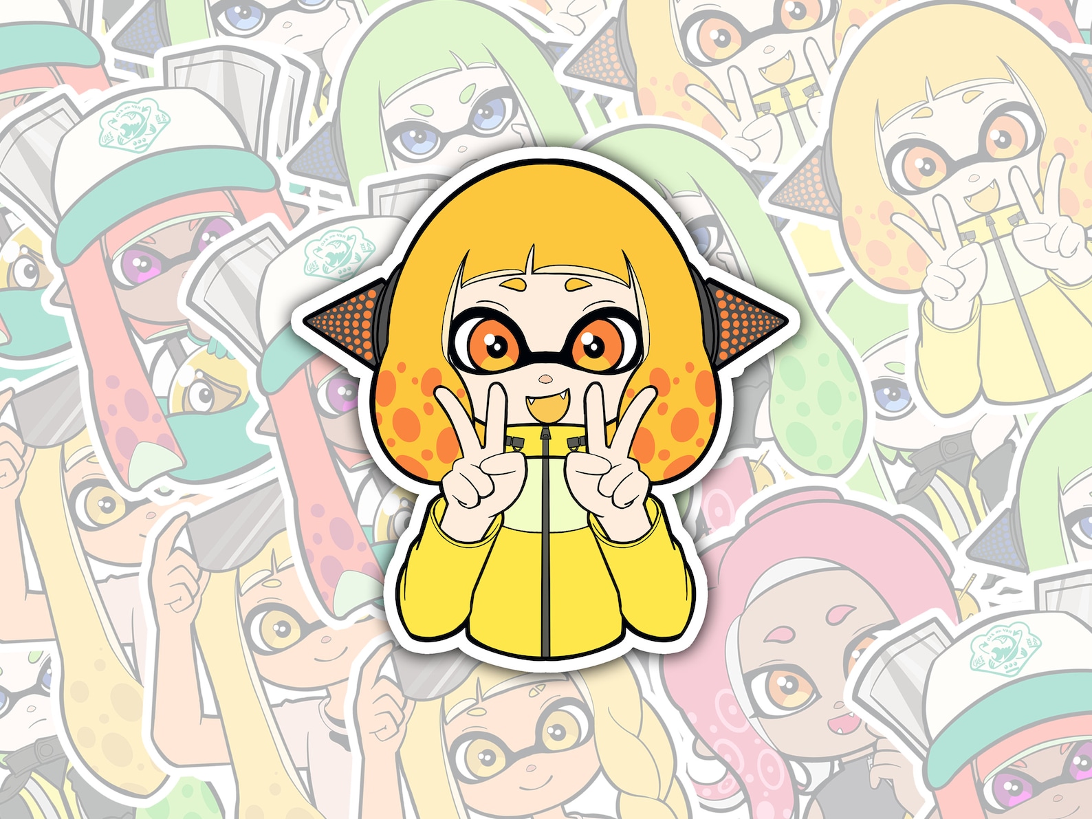 Splatoon Stickers | Agents - Etsy