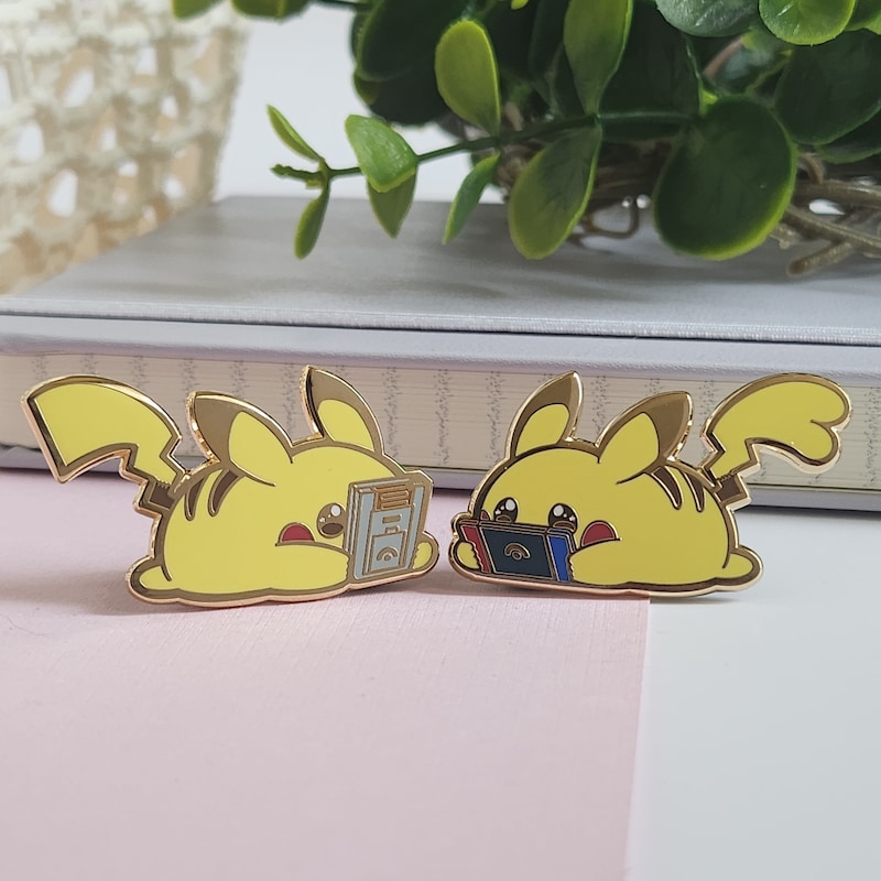 Pikachu Pin - Etsy