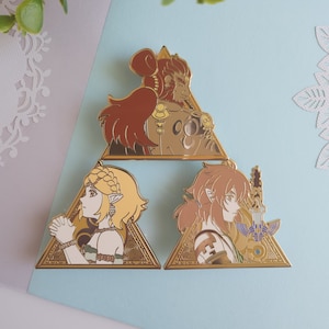 Enamel Pins | Triforce - Etsy