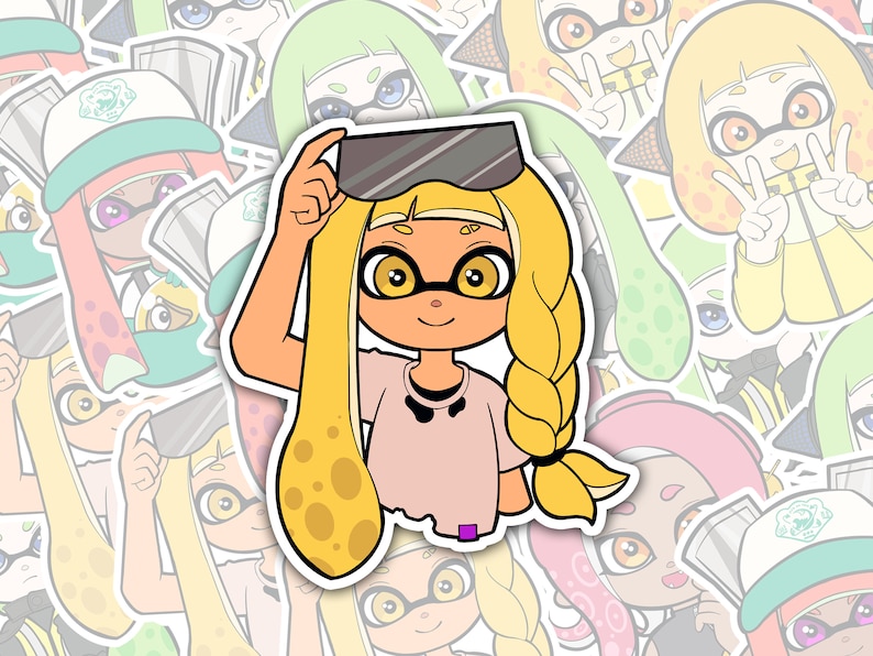 Splatoon Stickers | Agents - Etsy