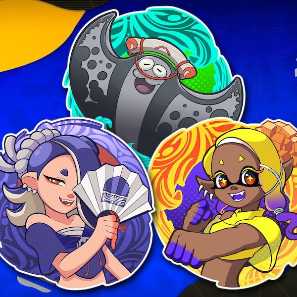 Splatoon Deep Cut Sticker - Etsy