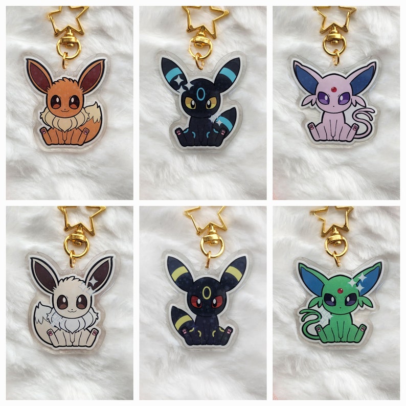 Charms Eevee and Eeveelutions - Etsy