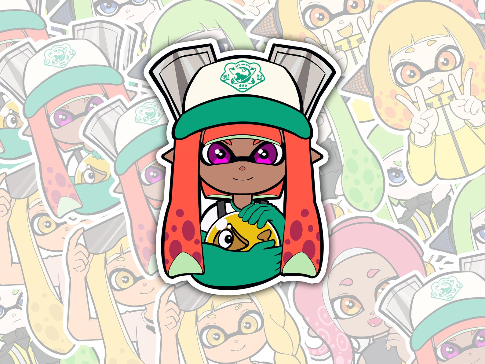 Splatoon Stickers | Agents - Etsy