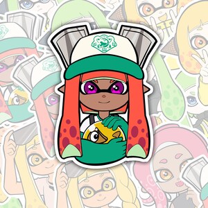 Splatoon Stickers | Agents - Etsy