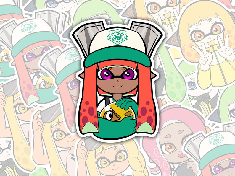 Splatoon Stickers | Agents - Etsy