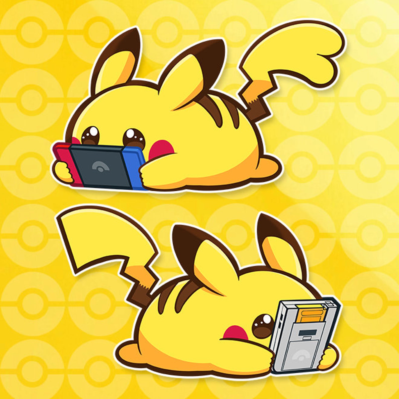 Stickers Pikachu Wants to Play - Etsy