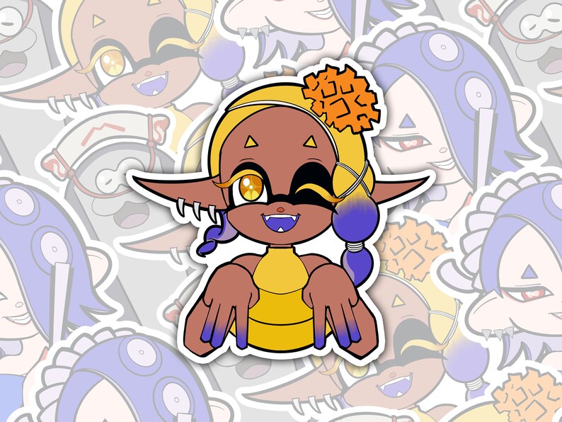 Splatoon Stickers Deep Cut Idols - Etsy