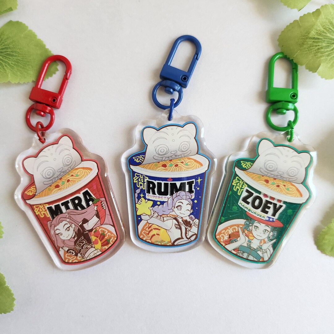 Charms | Kpop Ramyeon Keychain - Etsy