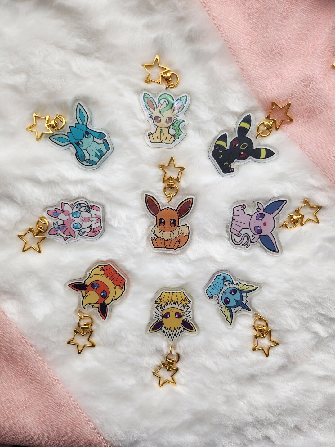 Charms Eevee and Eeveelutions - Etsy