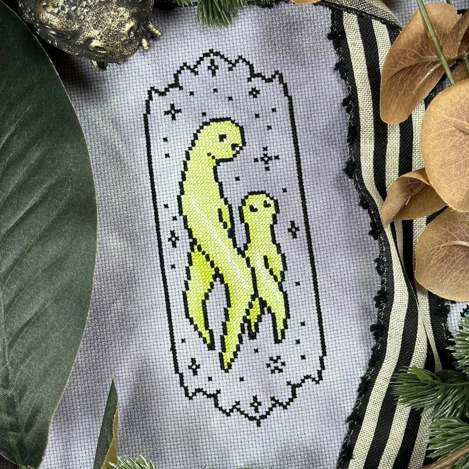 Nightcrawler Family Cross Stitch Pattern: Cryptid Culture (PDF Pattern ...
