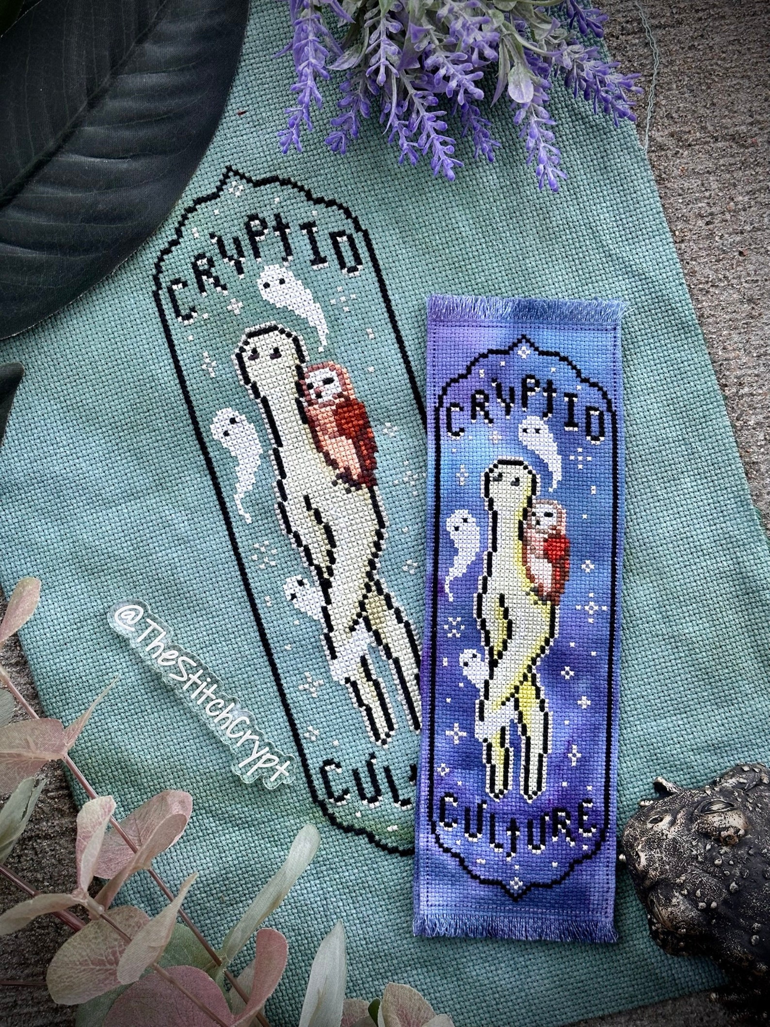 Nightcrawler Cross Stitch Pattern: Cryptid Culture With Ghosts (PDF ...