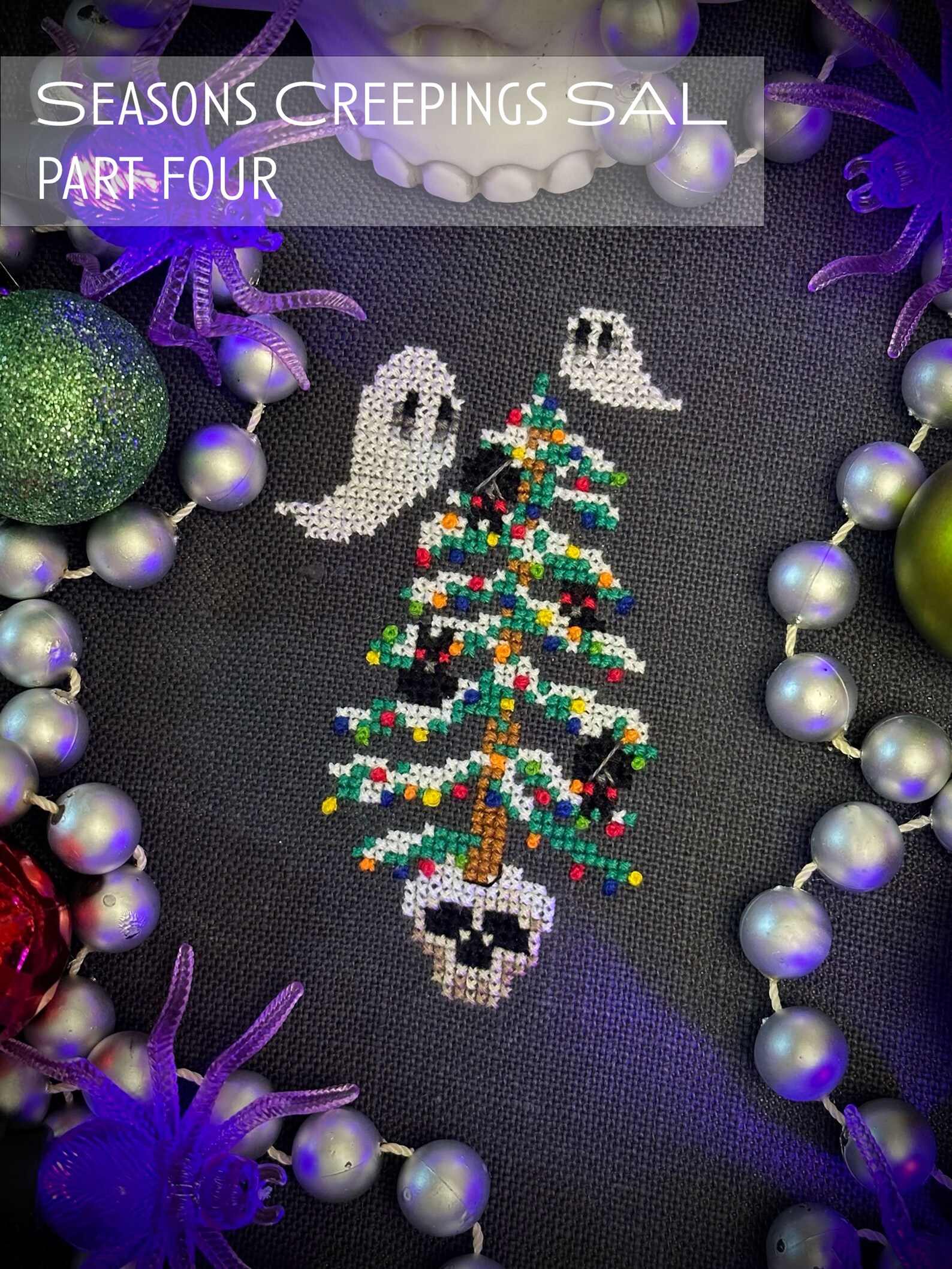 Creepy Christmas Tree Cross Stitch Pattern: Spooky Creepmas Mini SAL ...