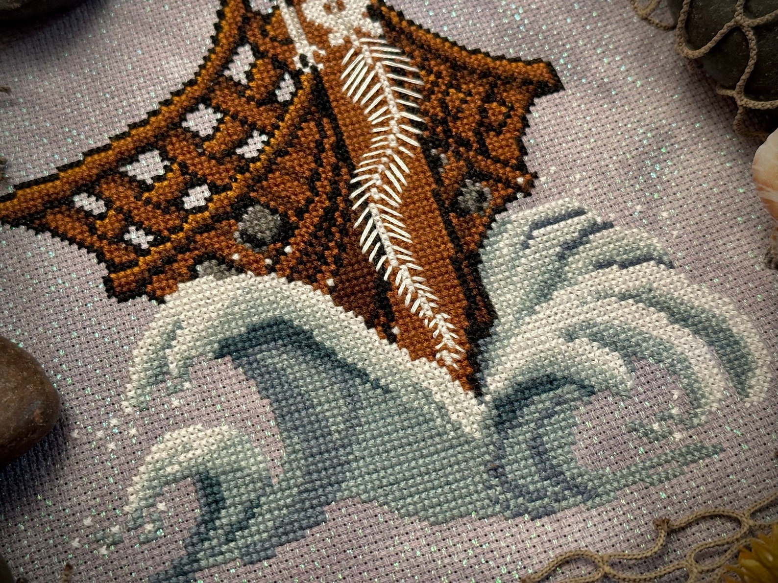 Defender of the Seas, Skeleton Mermaid Figurehead Pirate Ship Cross ...