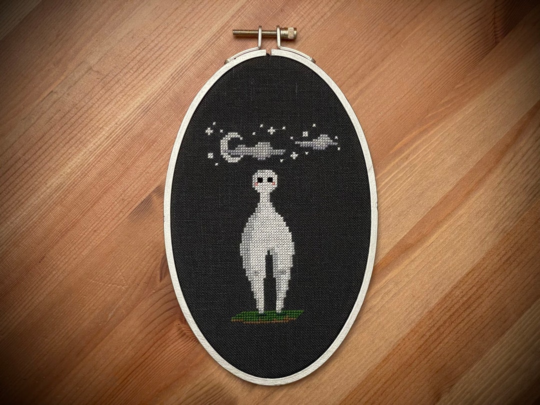 Nightcrawler at Night, Fresno Night Crawler Cryptid Cross Stitch ...