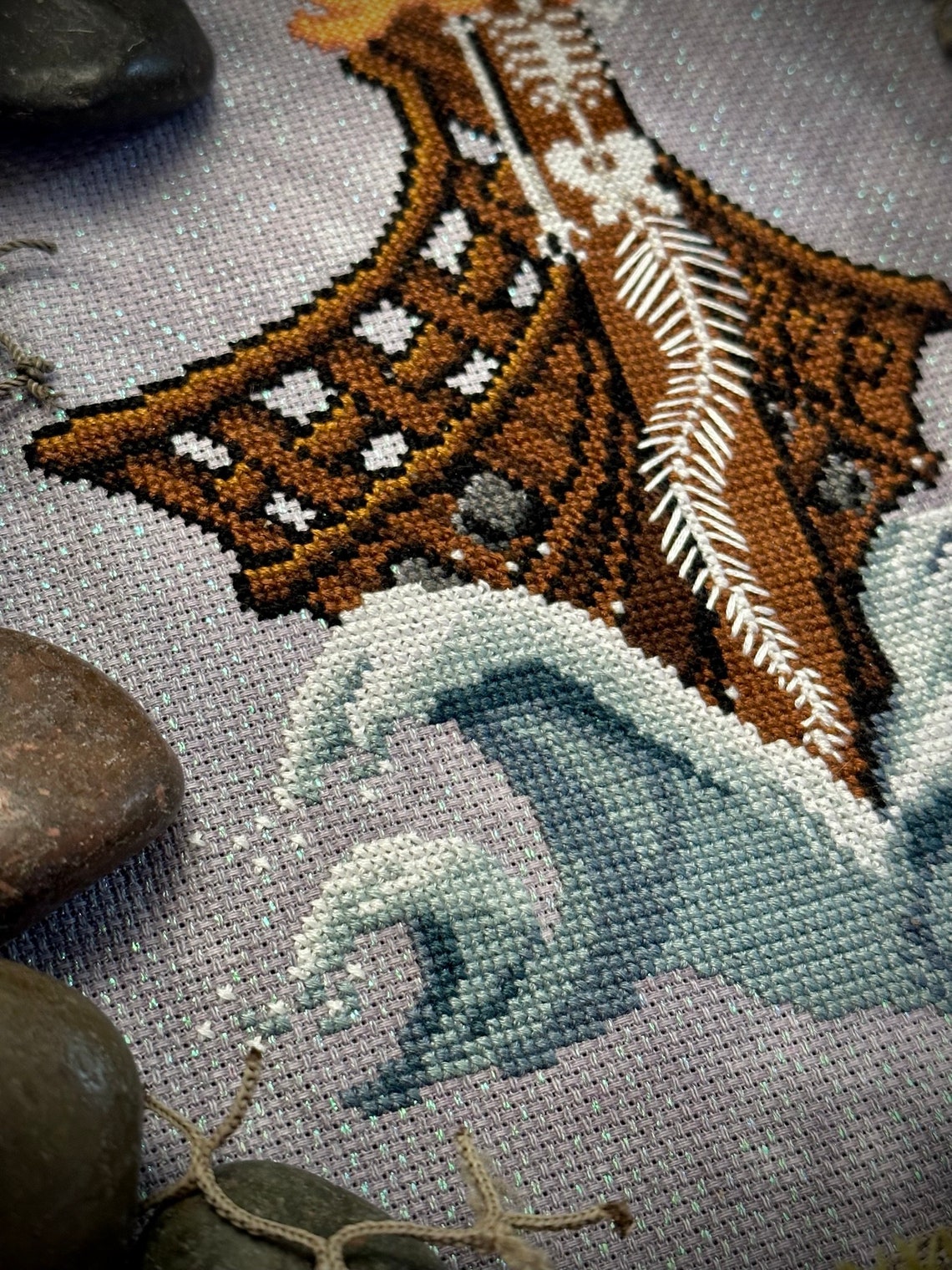 Defender of the Seas, Skeleton Mermaid Figurehead Pirate Ship Cross ...