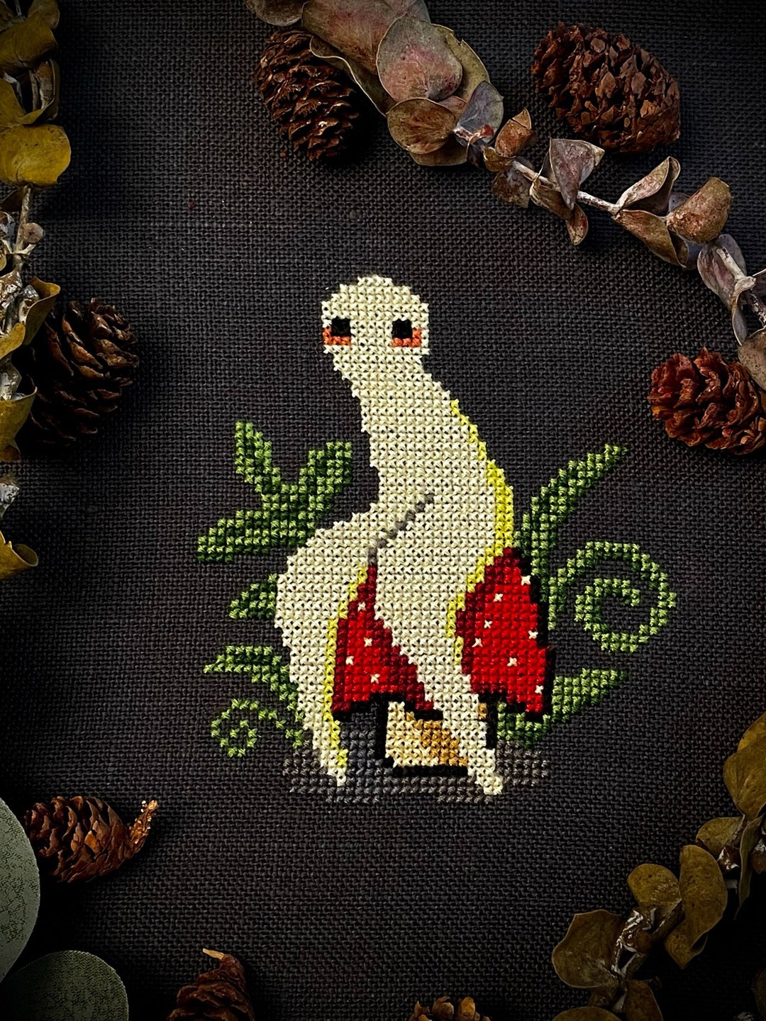 Nightcrawler Resting Night Crawler Cryptid Cross Stitch Digital Pattern ...
