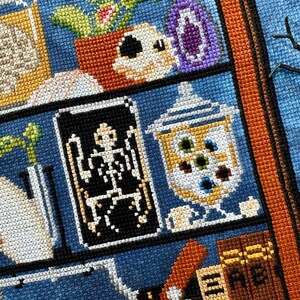 Morbid Curiosities SAL Cabinet of Curiosities Stitch-a-long Cross ...