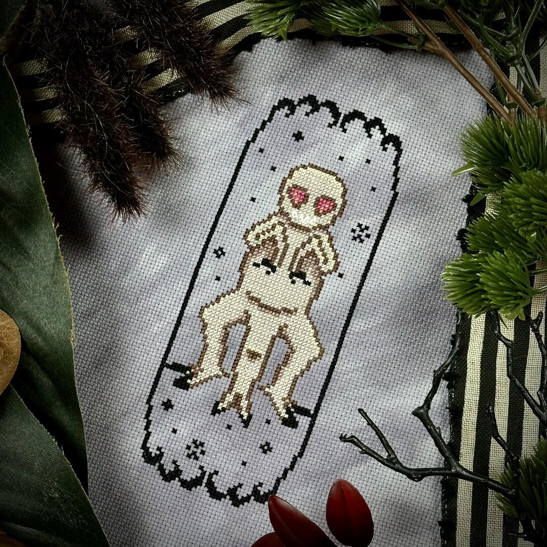 Enfield Horror Cryptid Cross Stitch Pattern (digital Download) - Etsy
