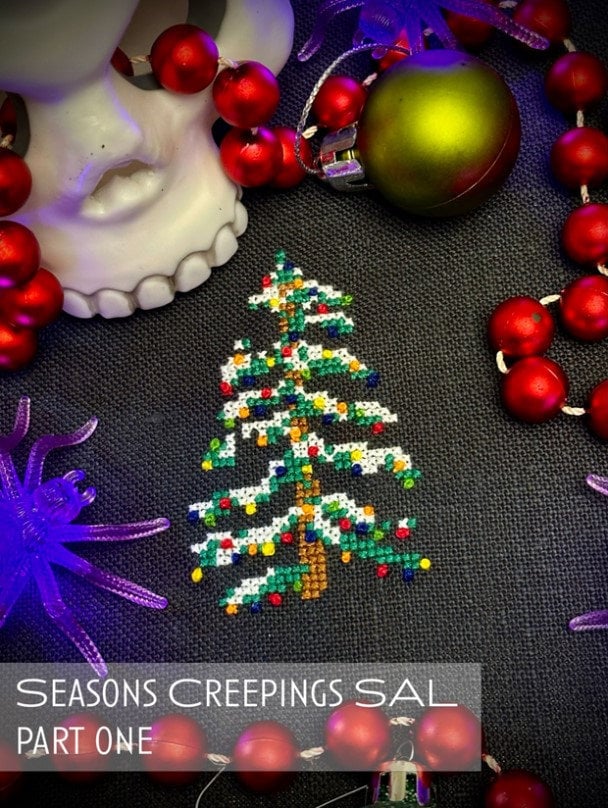 Creepy Christmas Tree Cross Stitch Pattern: Spooky Creepmas Mini SAL ...