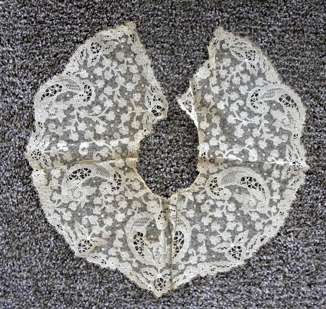 Early 20th Century Princess Lace Collar Ecru Color. - Etsy