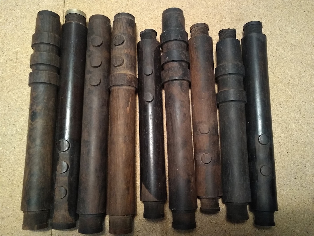 Lot of 5 Machined Mozambique Ebony Tubes, Violin Making Scraps - Etsy