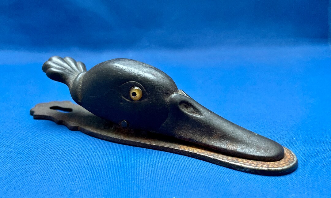 Antique Judd Cast Iron Duck Paper Clip With Glass Eyes 5160 - Etsy