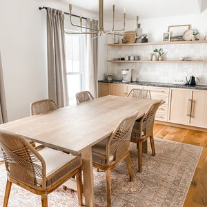 Build Plans for Modern Solid Wood Dining Table | DIY | Woodworking ...