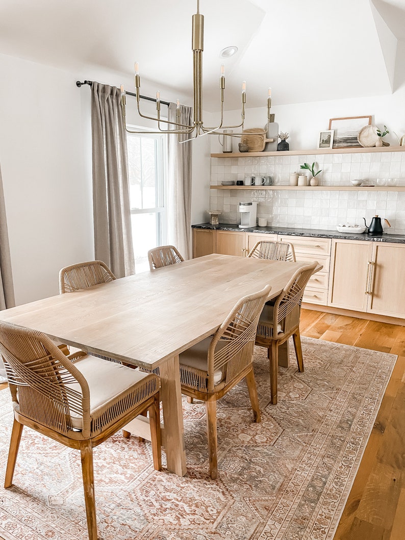 Build Plans for Modern Solid Wood Dining Table | DIY | Woodworking ...