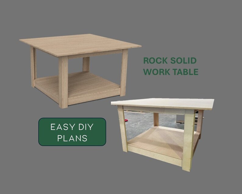 Work Bench Assembly Table Easy DIY Plans - Etsy