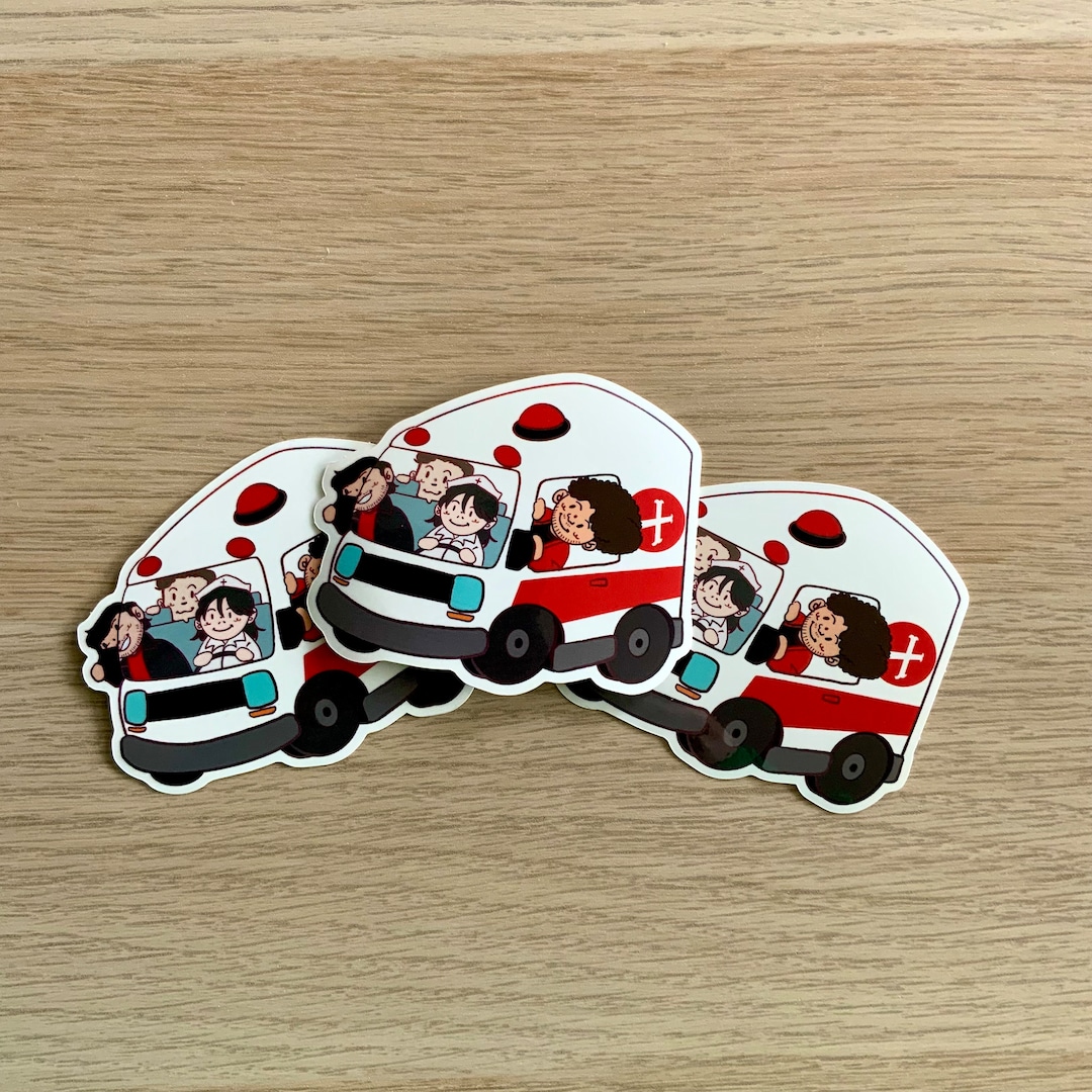 MCR Ambulance Sticker 3 Inch Glossy Vinyl Stickers - Etsy