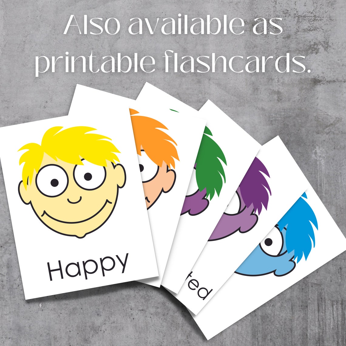 Printable Emotions Poster for Autism, Additional Needs and Early ...